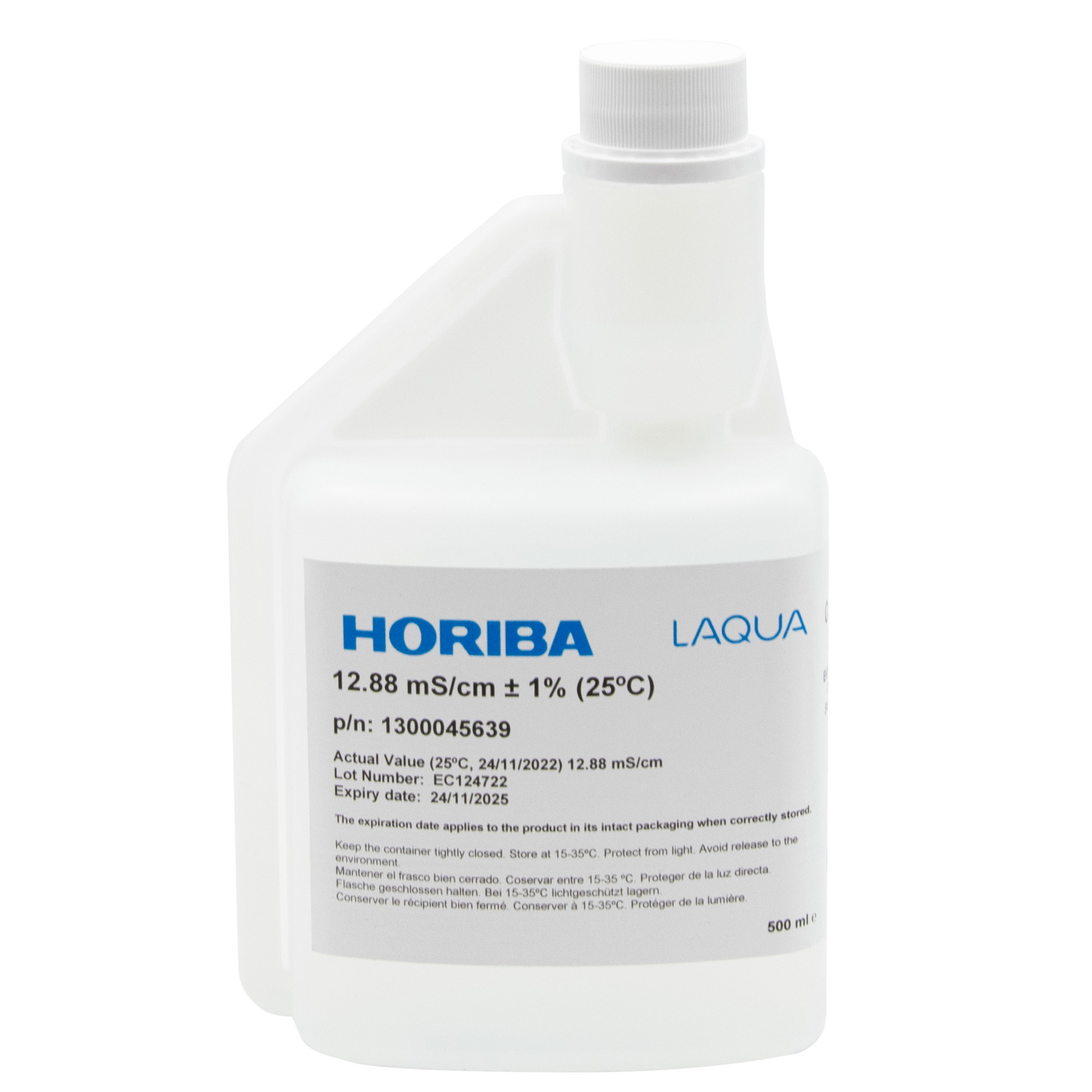 Horiba 12 88 Ms Cm Conductivity Calibration Solution 500ml 500 Ec 1288 Kalibierlösung 12 88